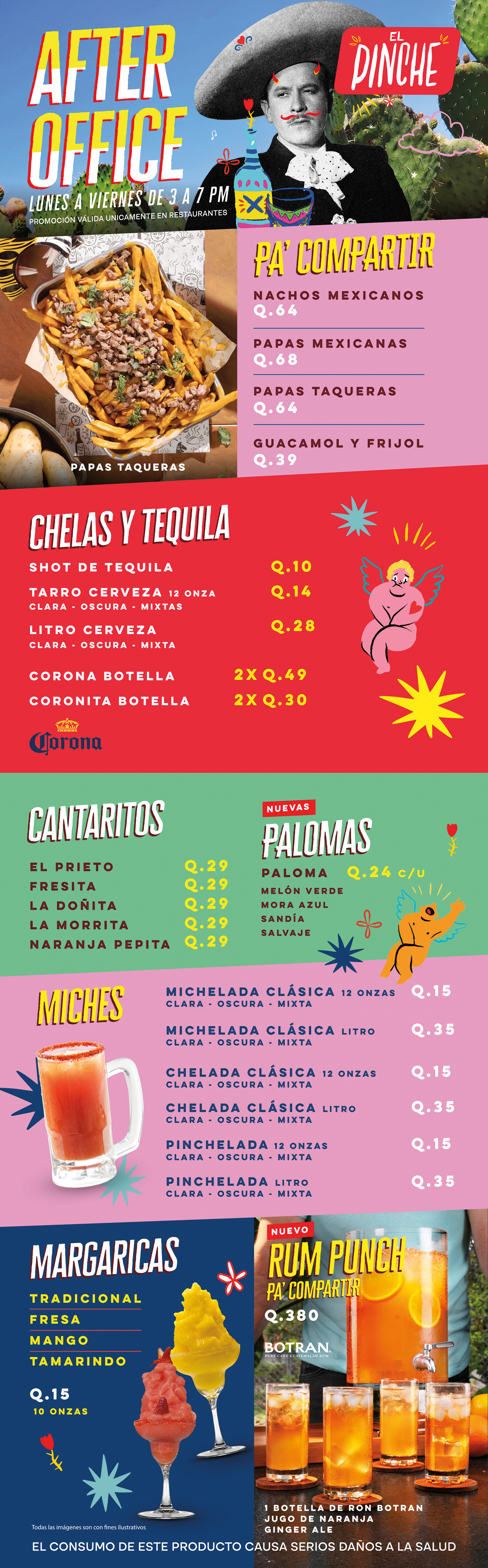 El Pinche - Menú